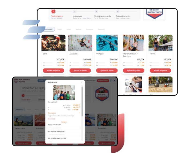 Gérer l'inscription & les paiements de vos adhérents - SPORTYNEO
